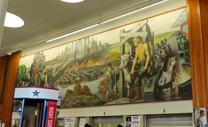 Checking Out New Deal-Era Post Office Murals | Gentle Art of Wandering