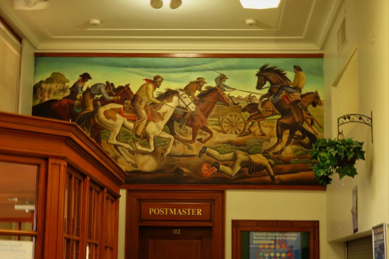 Checking Out New Deal-Era Post Office Murals | Gentle Art of Wandering